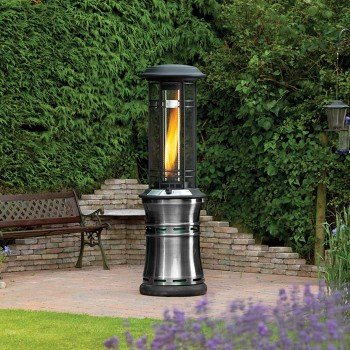 Santorini Flame Patio Heater A Room Outside